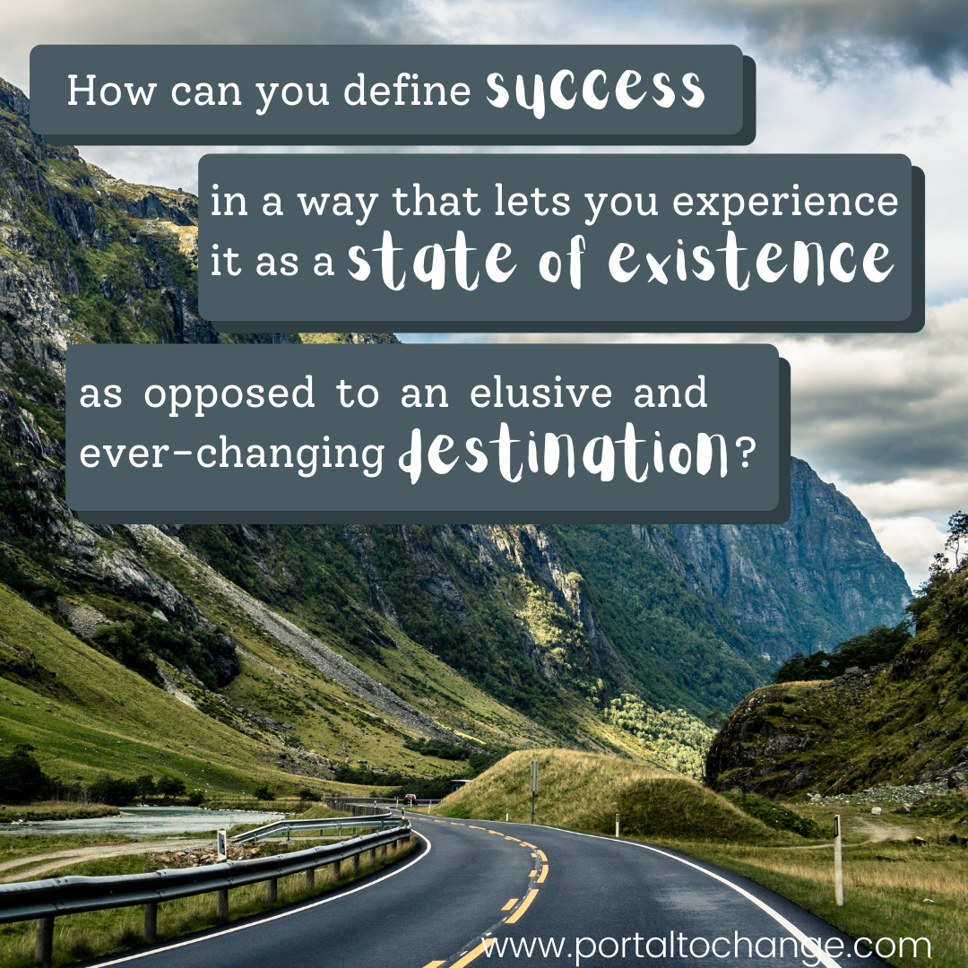 Bite-sized bit – How can you better define success? – Portal to Change